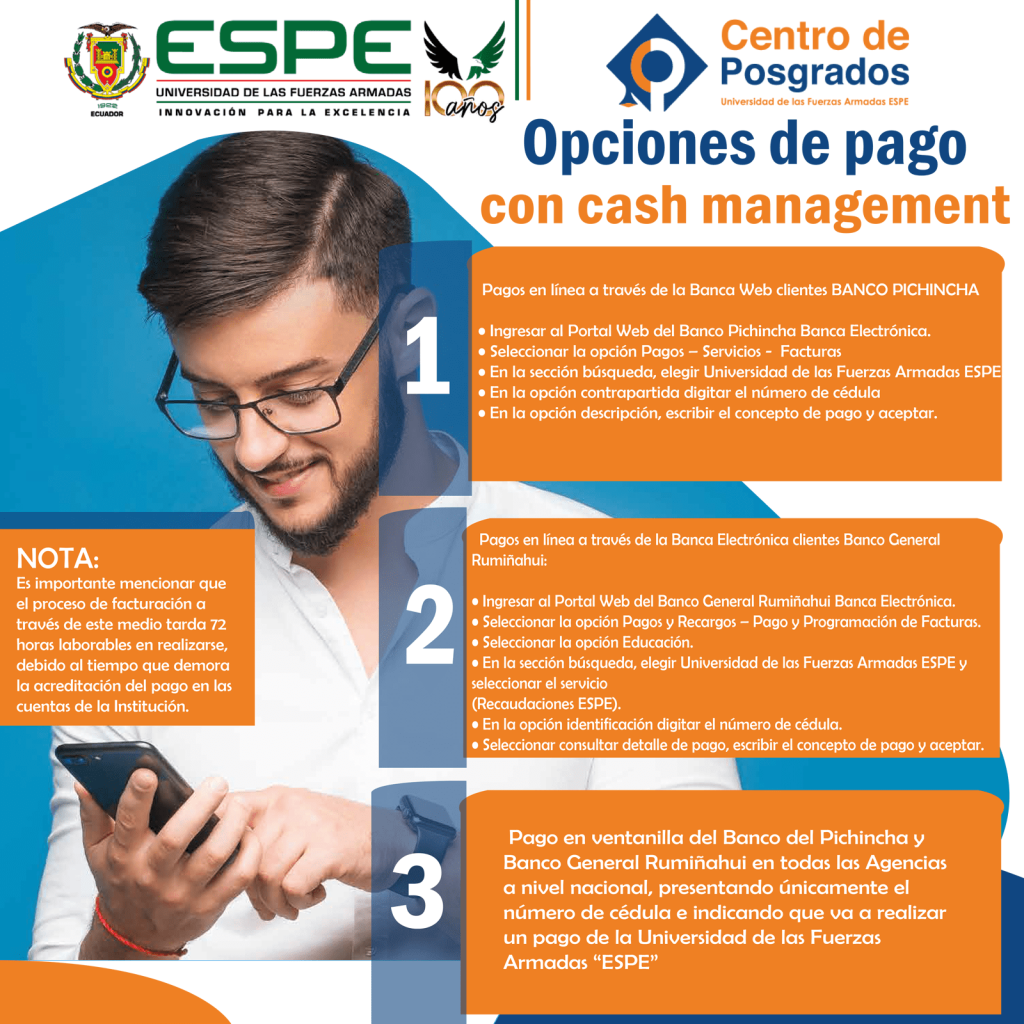 Formas de Pago de Matrícula de Posgrado